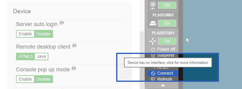 Devices with no interface